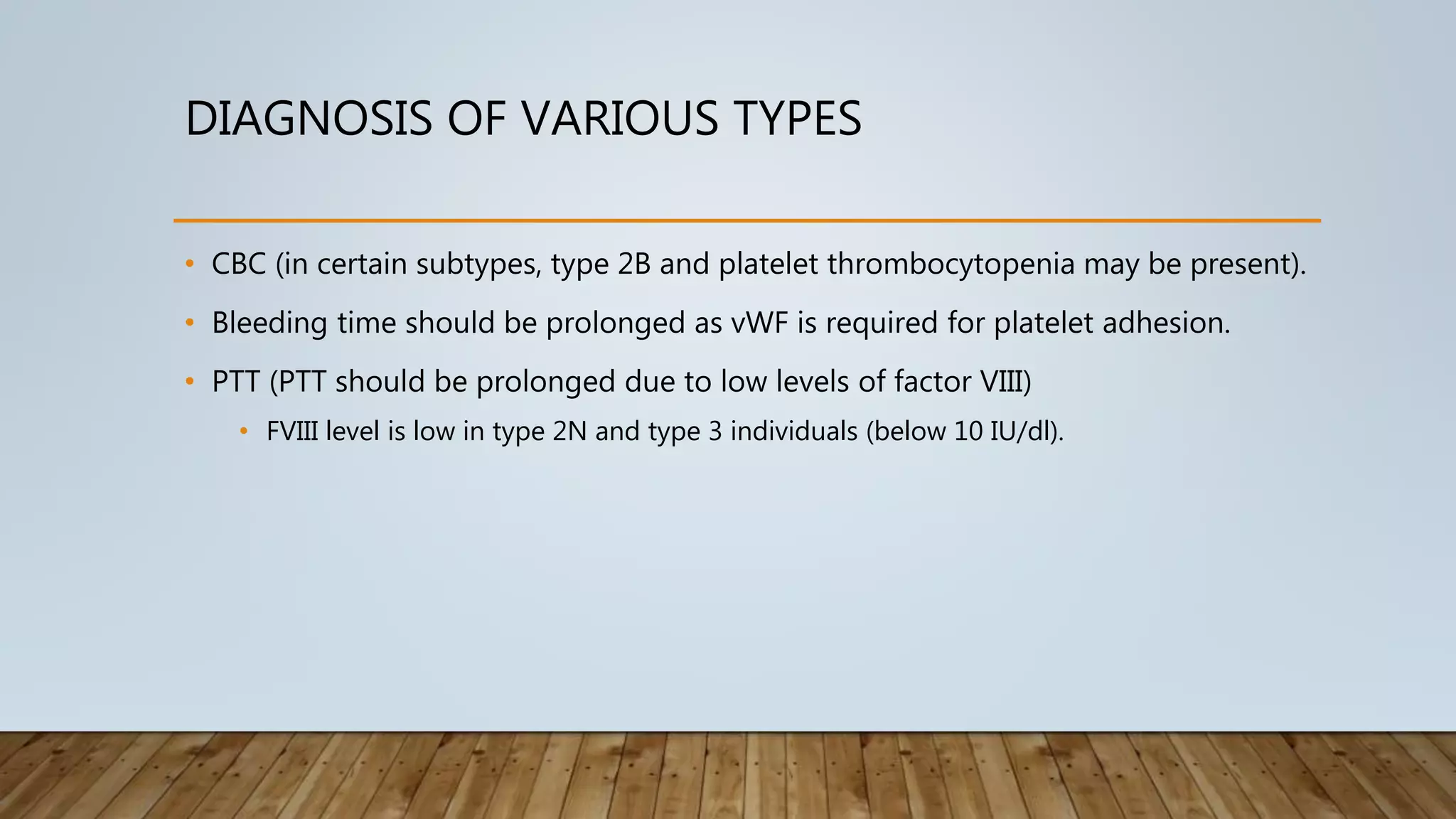 Inherited Bleeding Disorders | PPTX