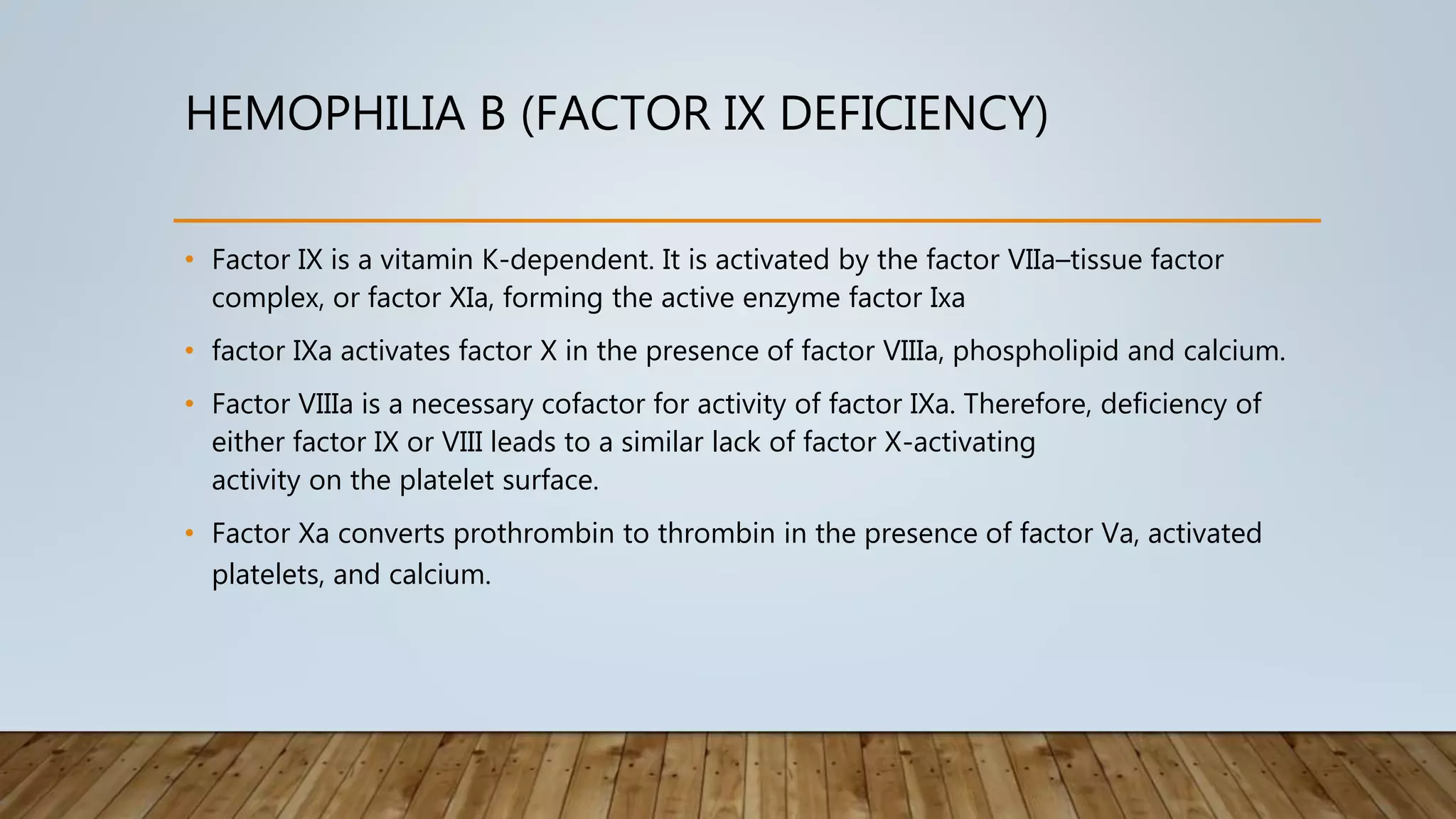 Inherited Bleeding Disorders | PPTX