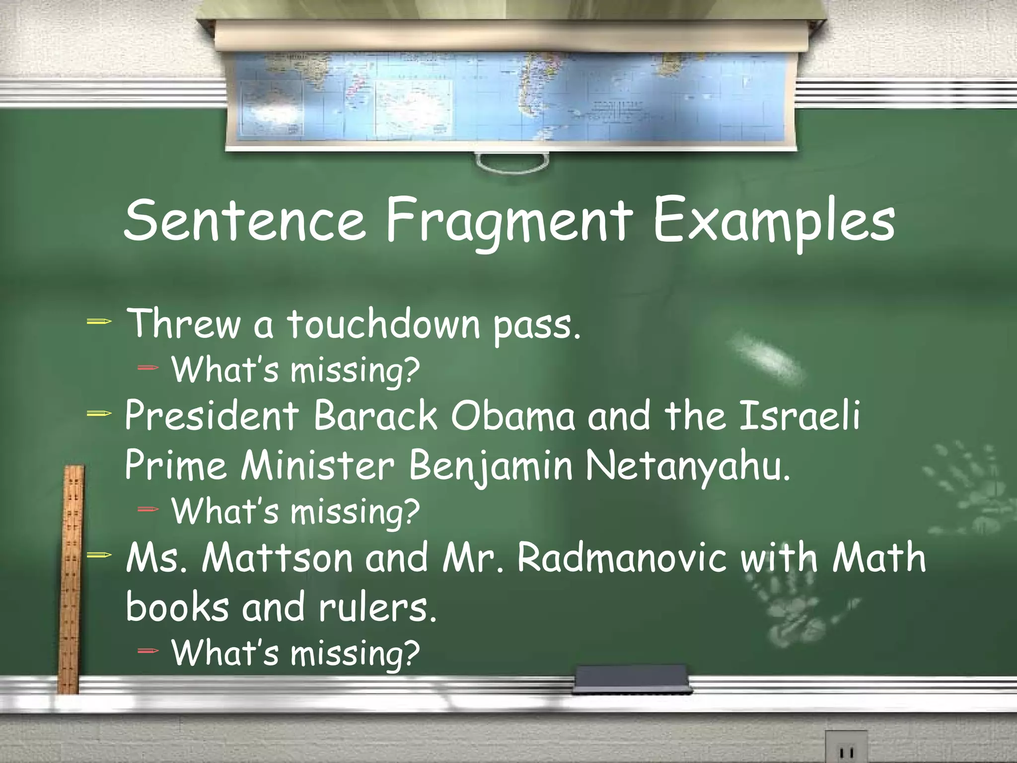 Sentence Fragments | PPT
