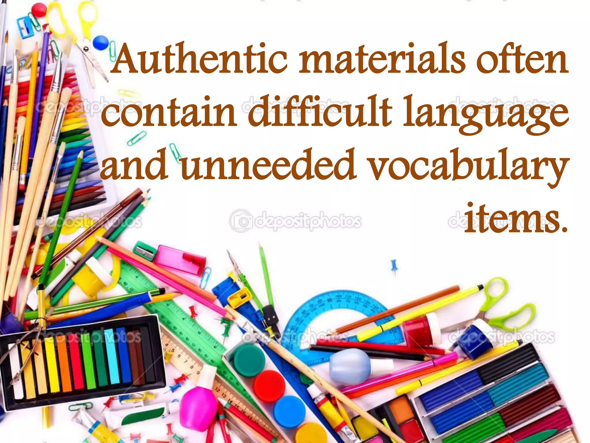 Principles in Materials Design - Advantages and Disadvantages of ...