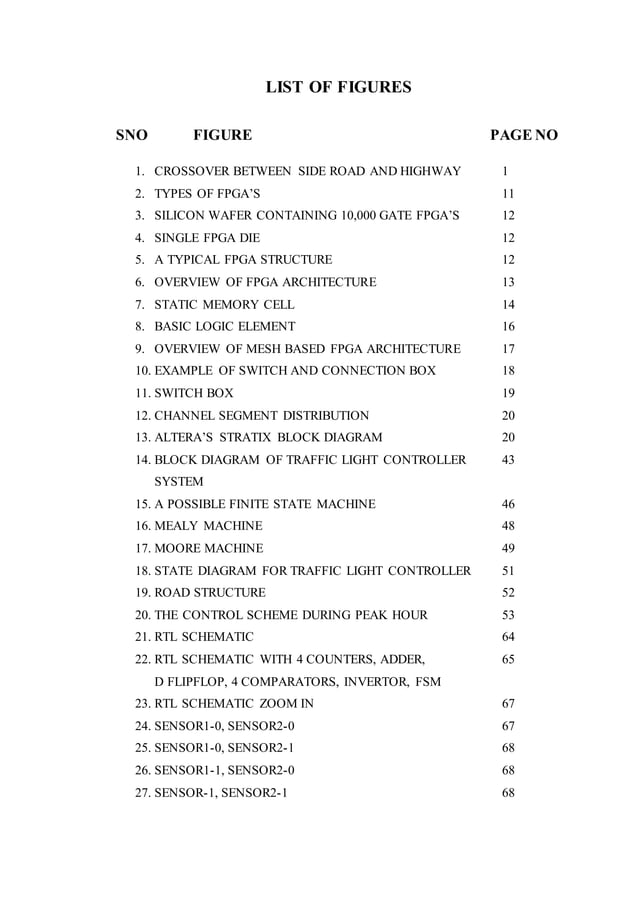design of FPGA based traffic light controller system | DOCX