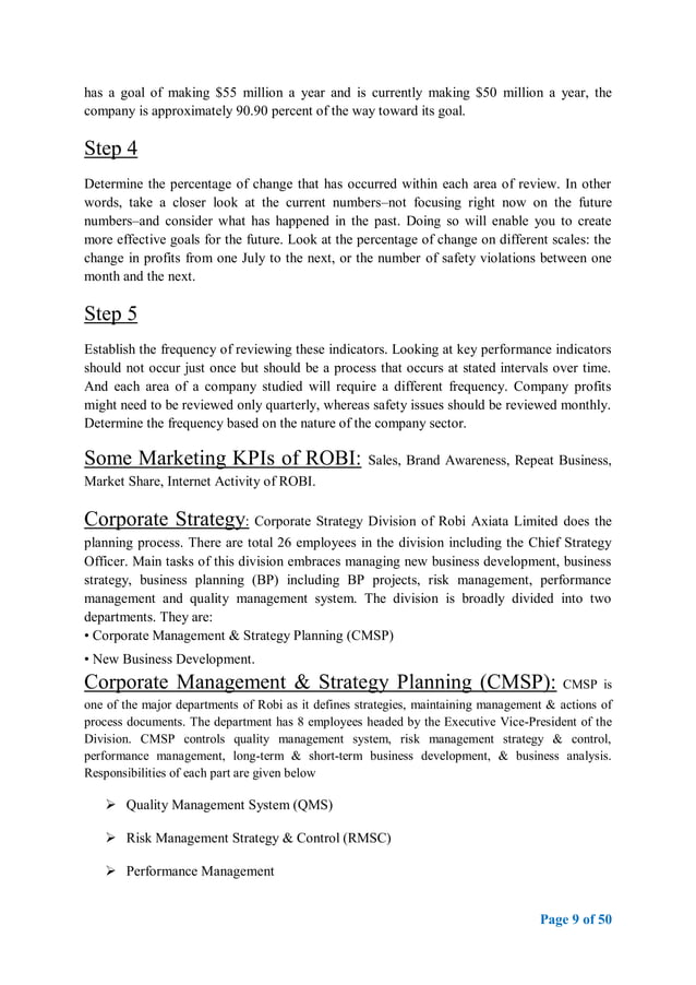 Main body (The management functions of Robi Axiata ltd. ) | PDF