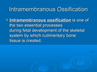 stages of bone formation | PPT
