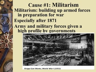 Main causes of the great war | PPT