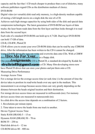Main components of a computerMultimedia devicesOther peripheral .pdf ...