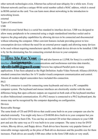 Main components of a computerMultimedia devicesOther peripheral .pdf ...