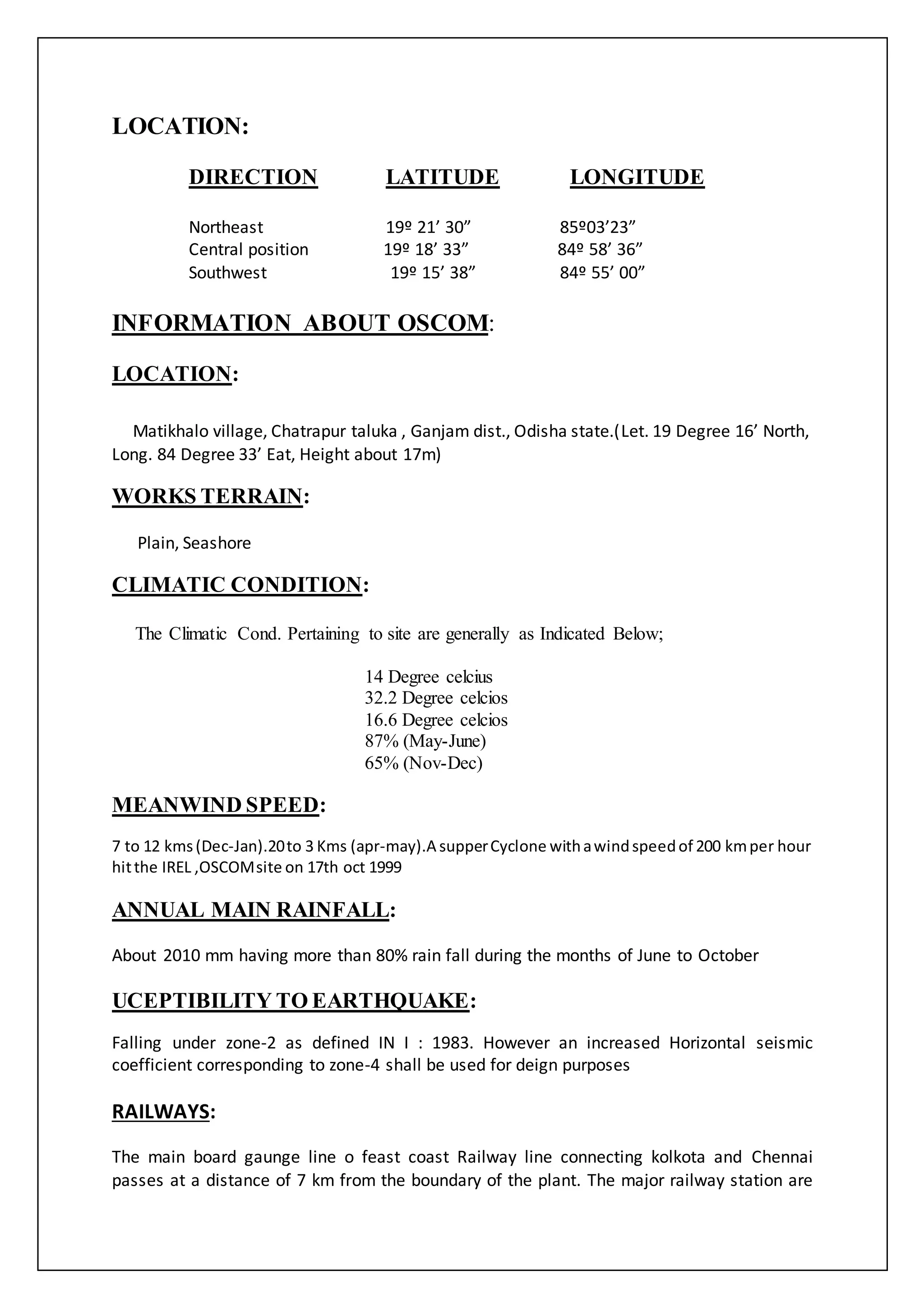 MONAZITE PROCESSING PLANT AT IREL CHATTRAPUR OVERVIEW BY JIBAN NATH ...