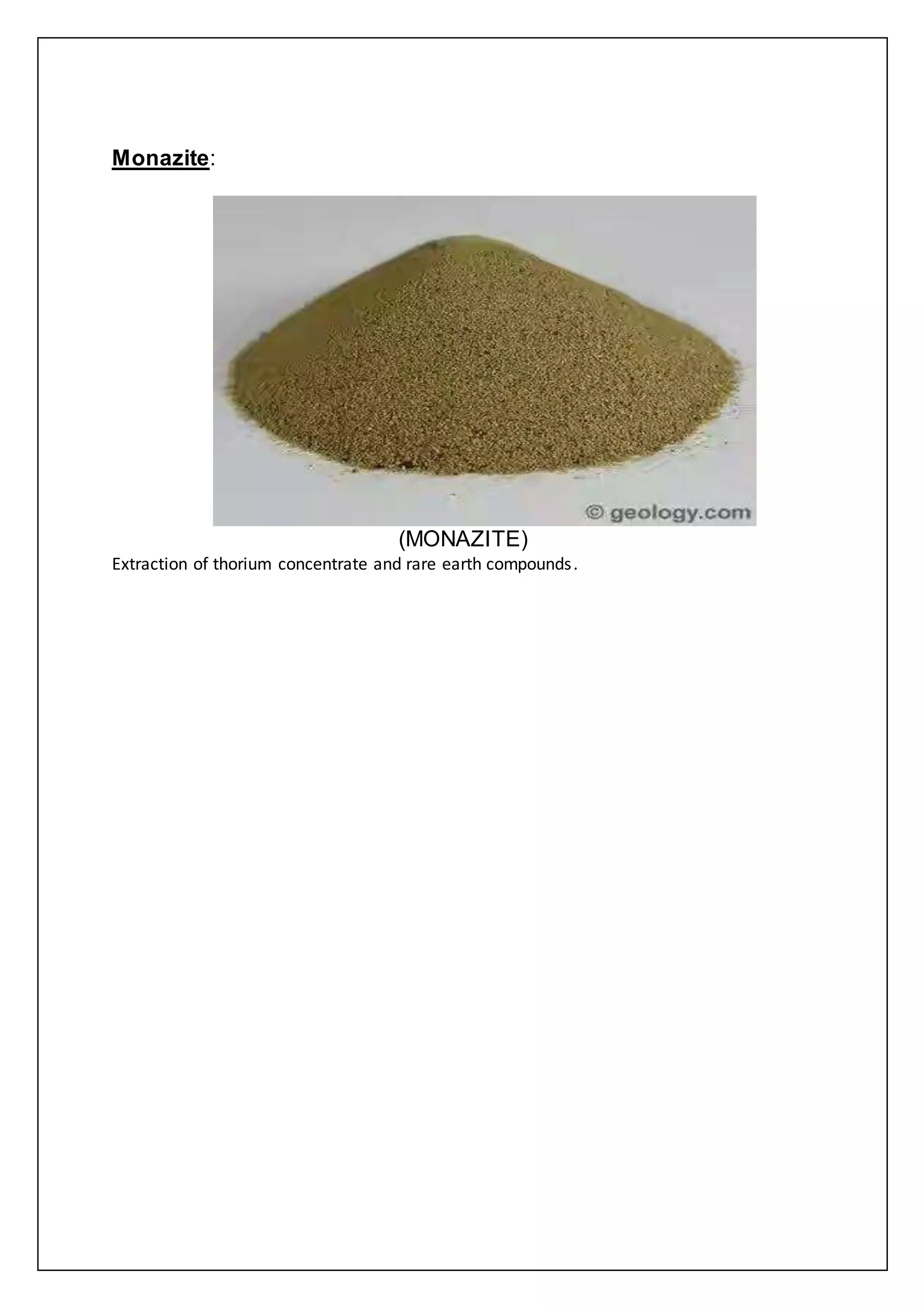 MONAZITE PROCESSING PLANT AT IREL CHATTRAPUR OVERVIEW BY JIBAN NATH ...