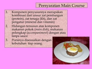 Main Course (Daging makanan utama kontinental).ppt