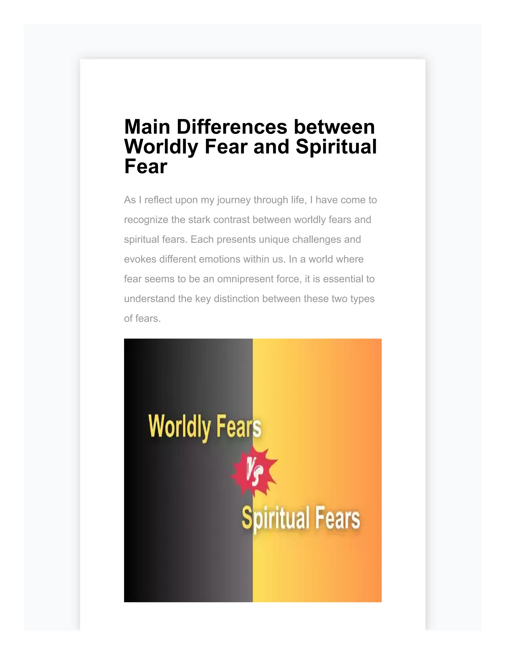 Main differences between worldly fear and spiritual fear.pdf