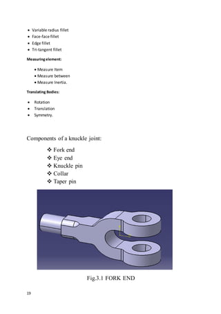 Study project on knuckle joint | DOCX | Needlework | Arts and Crafts