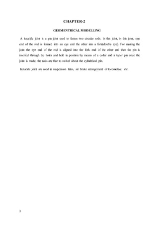 Study project on knuckle joint | DOCX