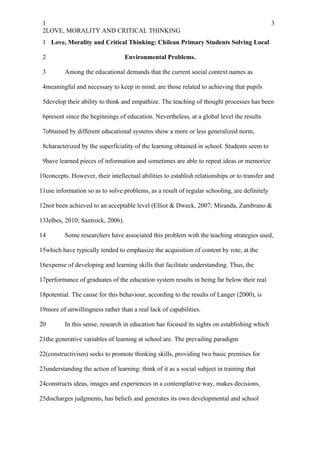 LOVE AND CRITICAL THINKING | DOC