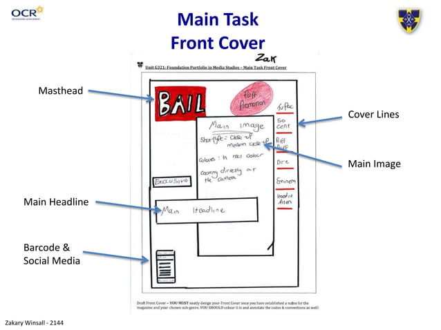 Main Task - Hand Drawn Drafts | PPTX