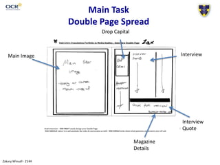 Main Task - Hand Drawn Drafts | PPTX
