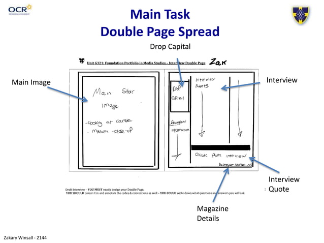 Main Task - Hand Drawn Drafts | PPTX