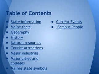 Maine | PDF