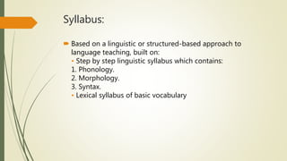 Main elt methods and approaches | PPTX