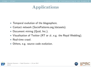 Gephi : dynamic features | PPT
