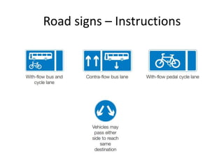 Main English Road Signs To Know | PPTX