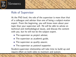 Managing Relationship with PhD Supervisors | PDF