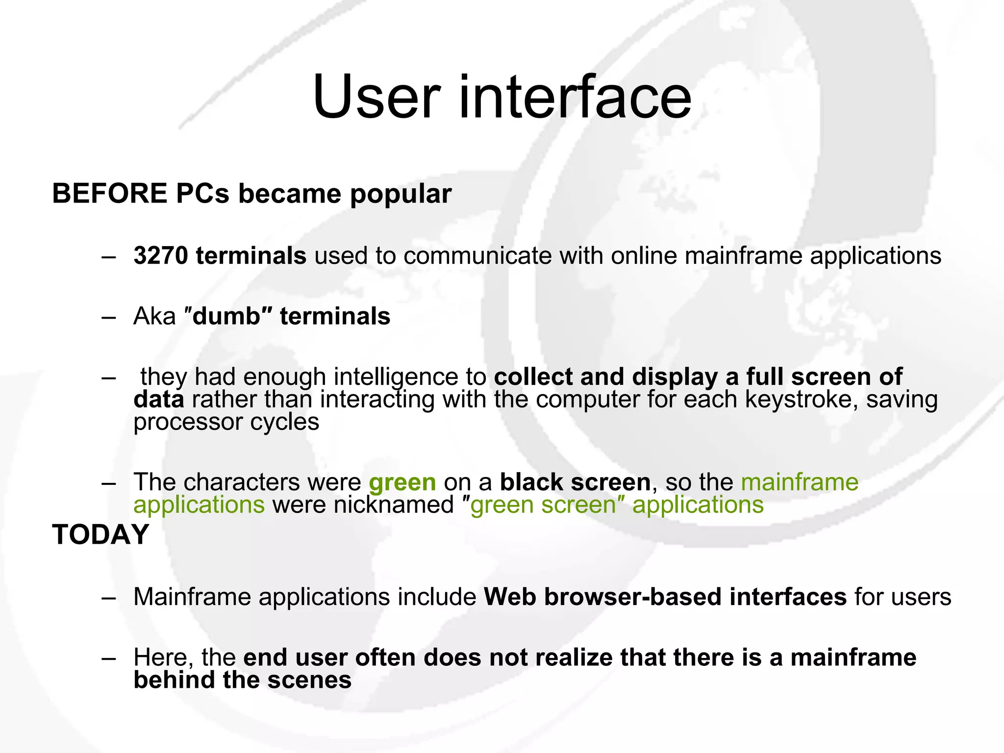 Mainframe | PPT