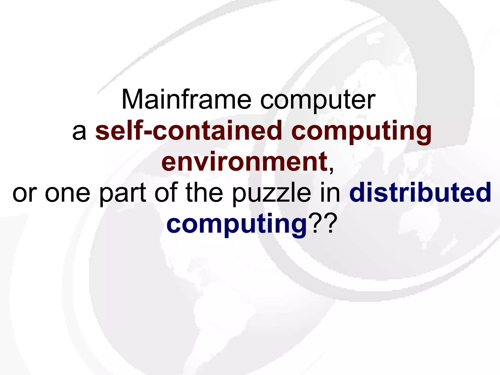 Mainframe | PPT
