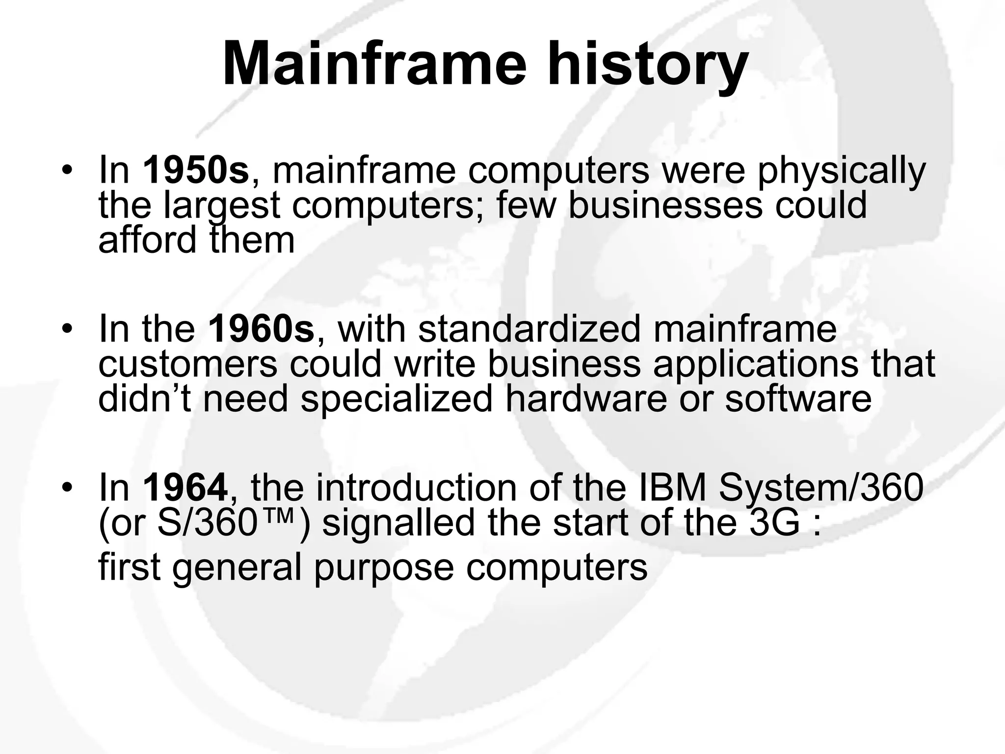 Mainframe | PPT