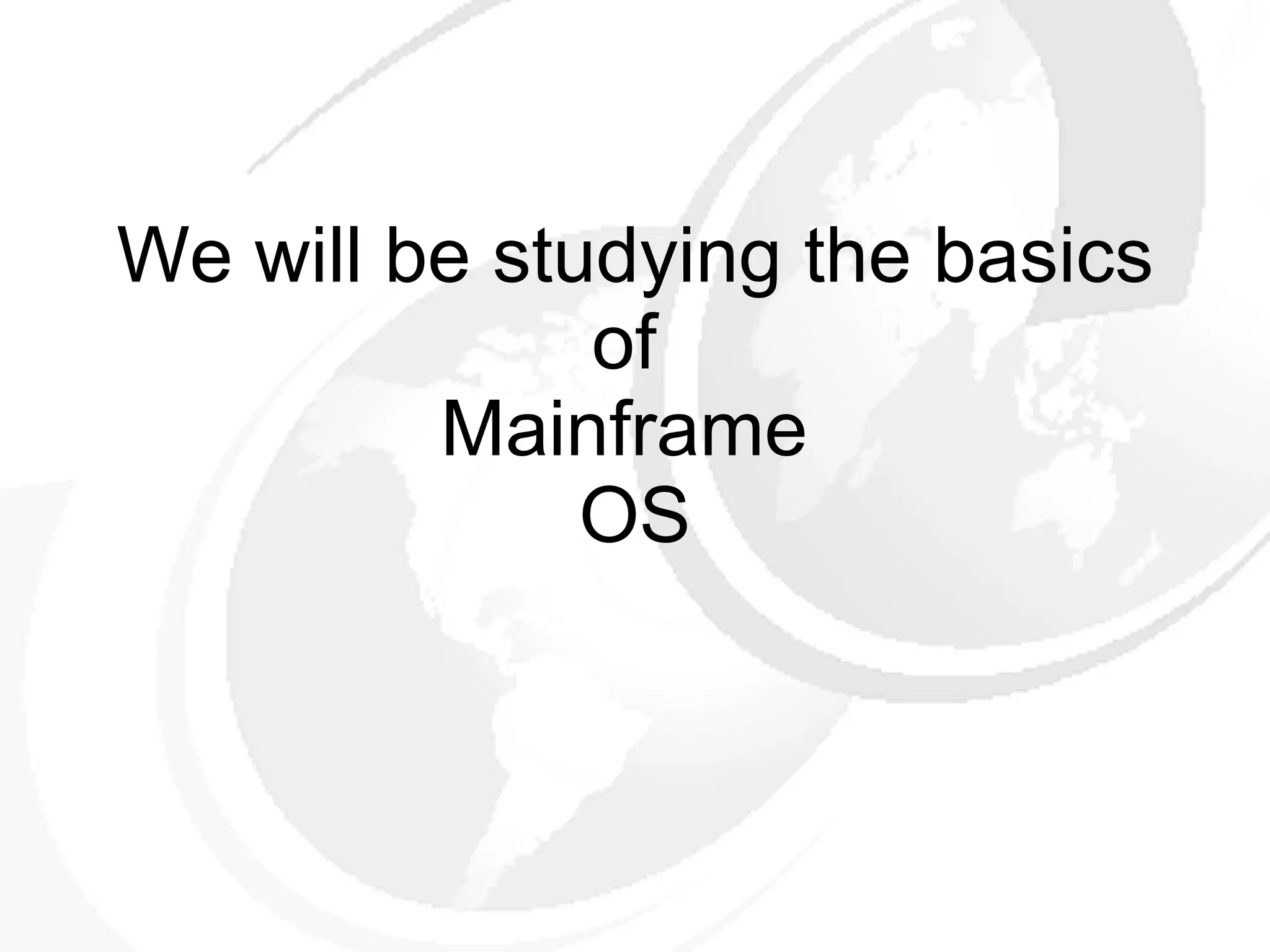 Mainframe | PPT