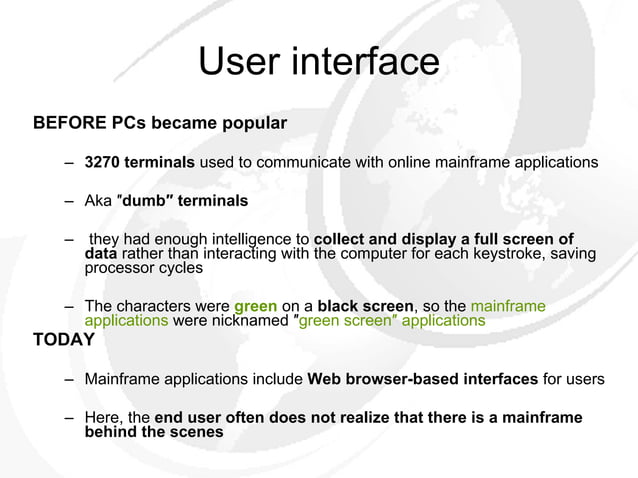 Mainframe | PPT
