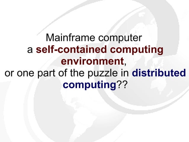 Mainframe | PPT
