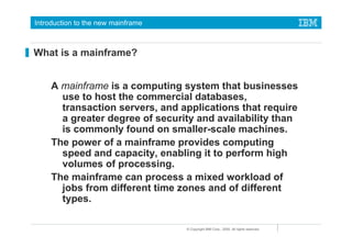 Mainframe | PDF