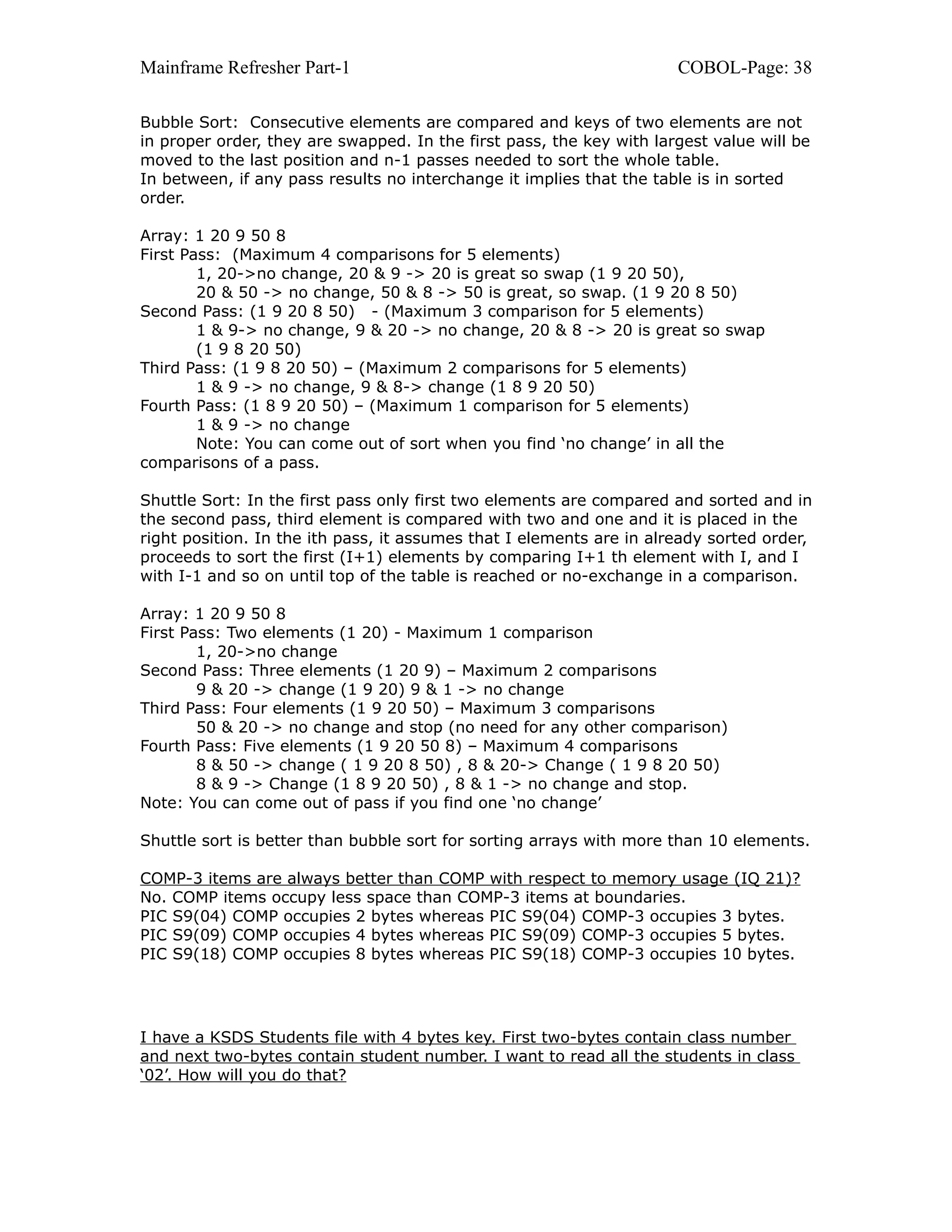 Mainframe refresher-part-1 | PDF | Programming Languages | Computing