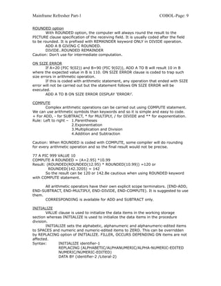 Mainframe refresher-part-1 | PDF