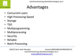 Mainframe training-course-navi-mumbai-mainframe-course-provider-navi-mumbai | PPTX