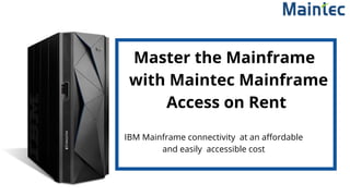 IBM mainframe access | PPT
