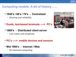 Mainframe cloud computing presentation | PPT