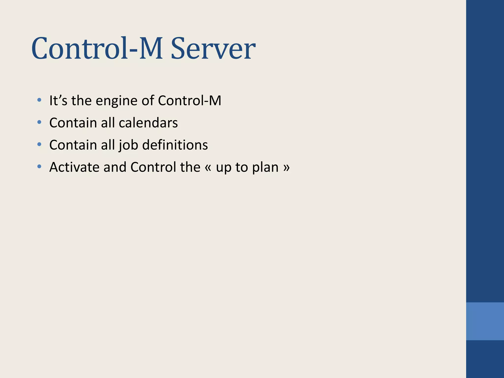 Mainframe – CONTROL-M | PPTX