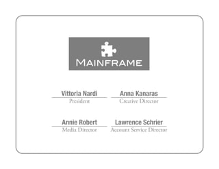 Mainframe group presentation | PPT