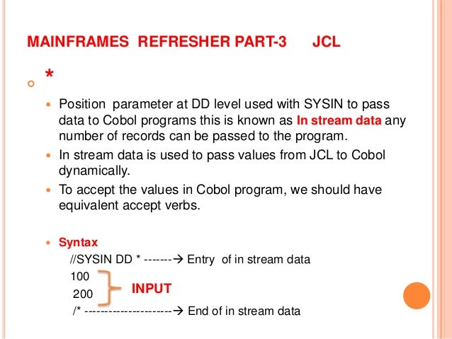 Mainframe Jcl Exec And Dd Statements Part 3