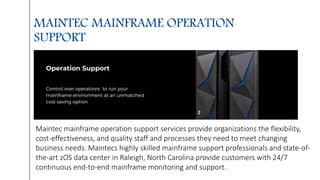 Mainframe operation support | PPTX
