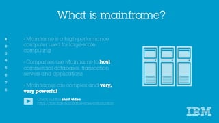 IBM Brno Mainframe technology | PPTX