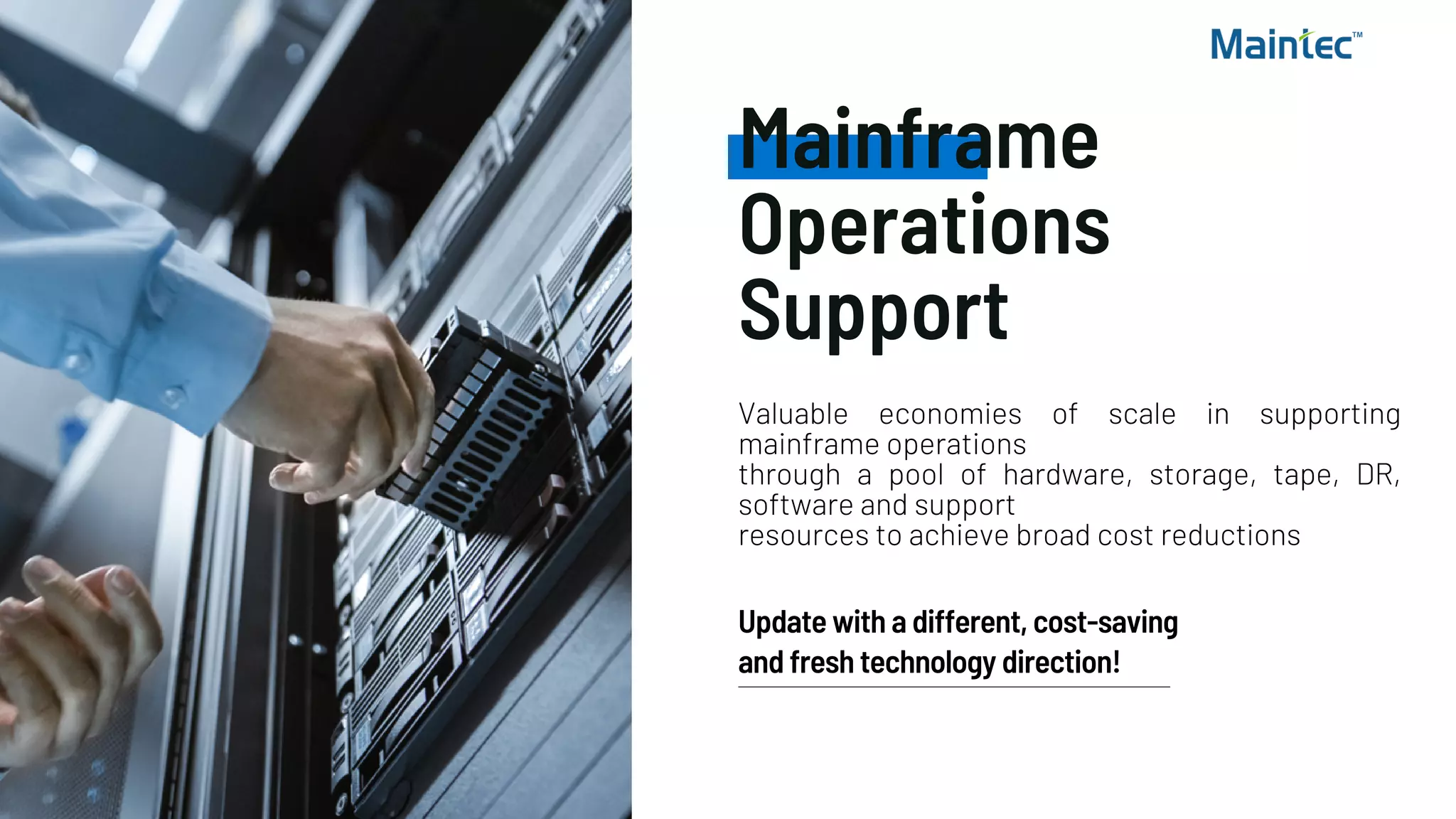Mainframe Services | Maintec | PPT