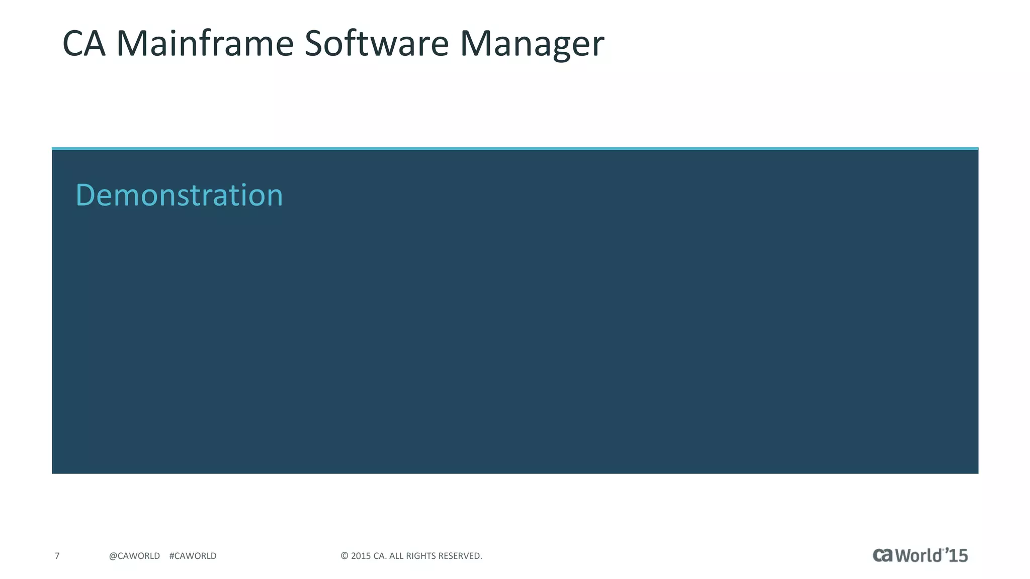 Mainframe Software Management Made Easier | PPT