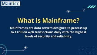 Mainframe Technology | PPT