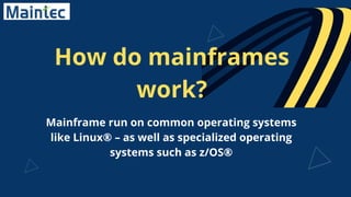 Mainframe Technology | PPT