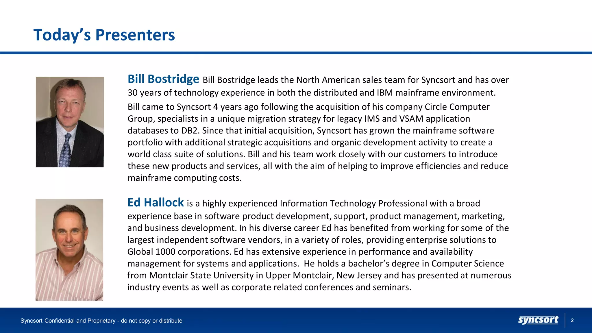 Syncsort and Db2 – How to Get More from Your Db2 Systems | PDF ...
