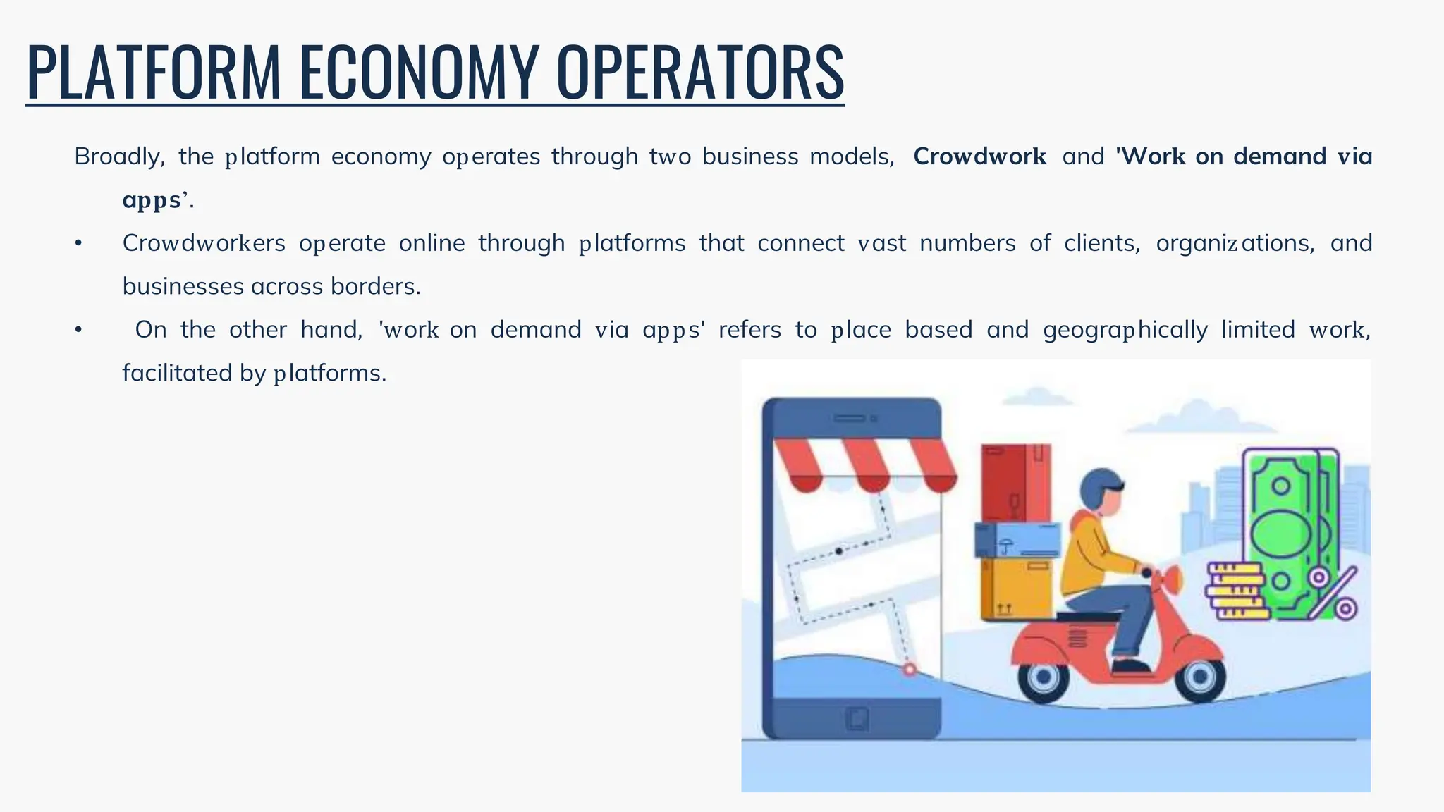 Presentation on Gig economy and Platform workers | PPTX