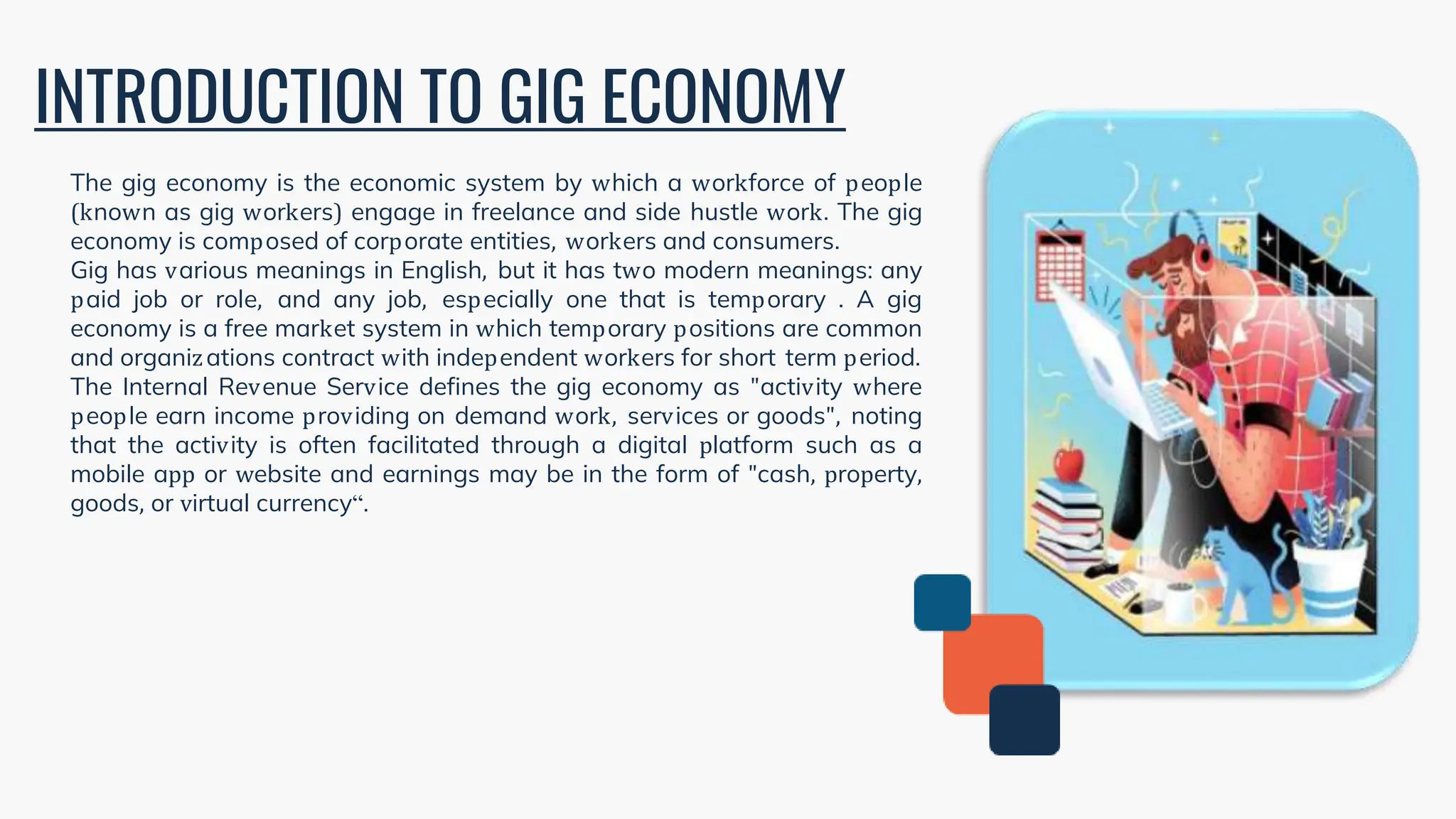 Presentation on Gig economy and Platform workers | PPTX