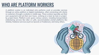 Presentation on Gig economy and Platform workers | PPTX
